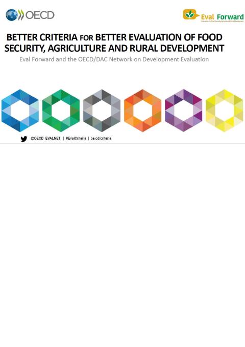 The new OECD DAC evaluation criteria: what changes for agriculture and food security? | EvalForEarth